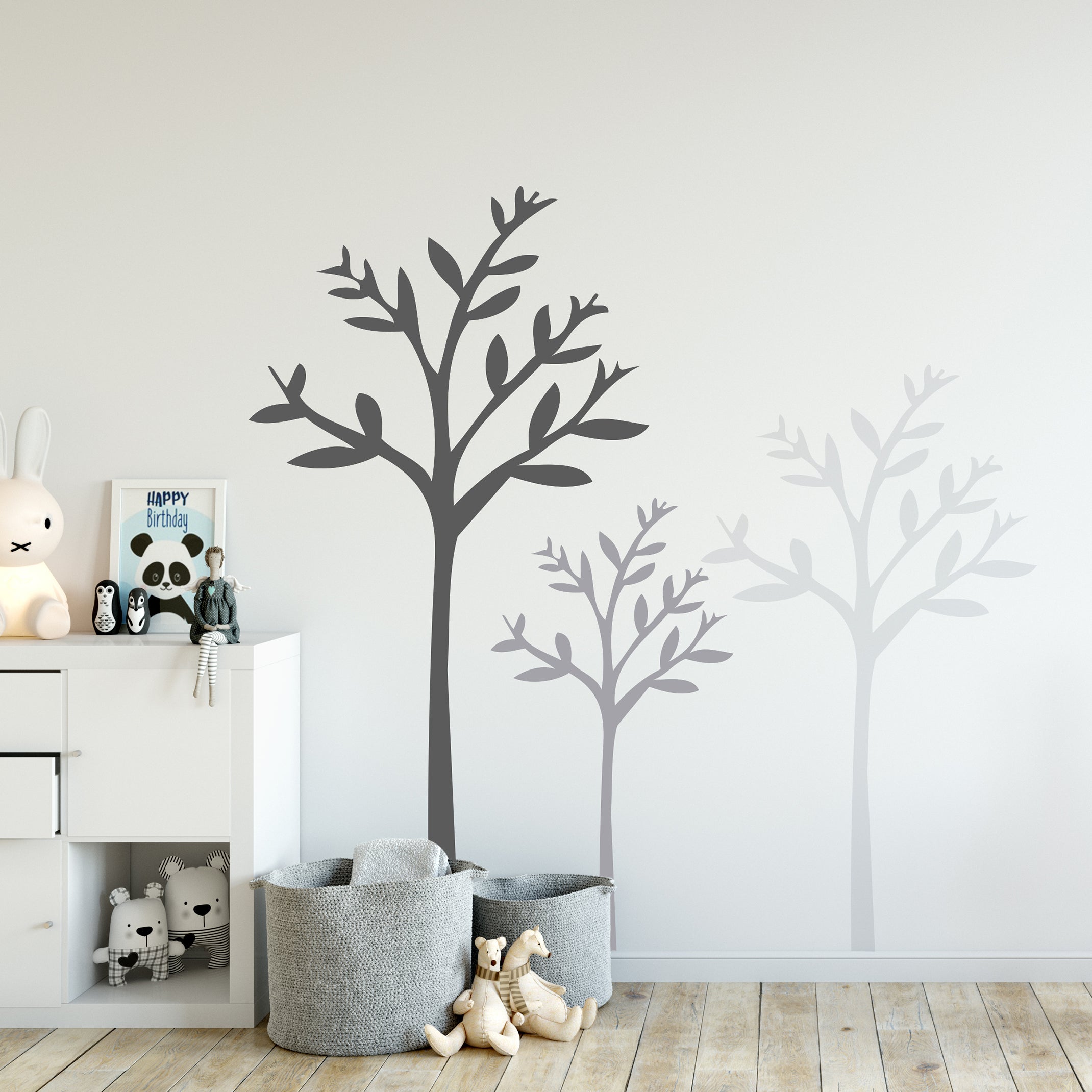 Three Trees Wall Sticker Set – Leonora Hammond