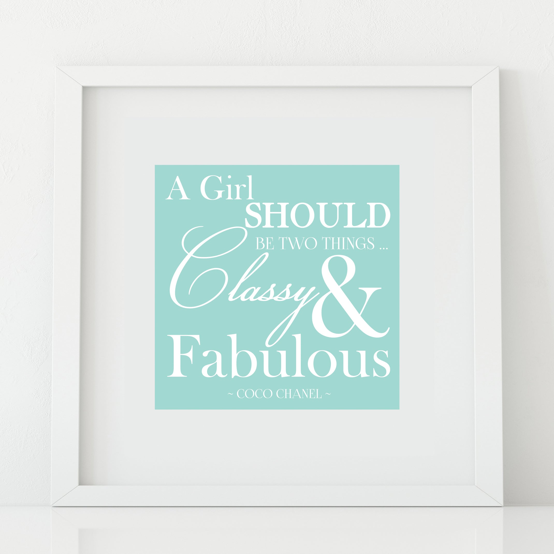 'Classy & Fabulous' Print – Leonora Hammond