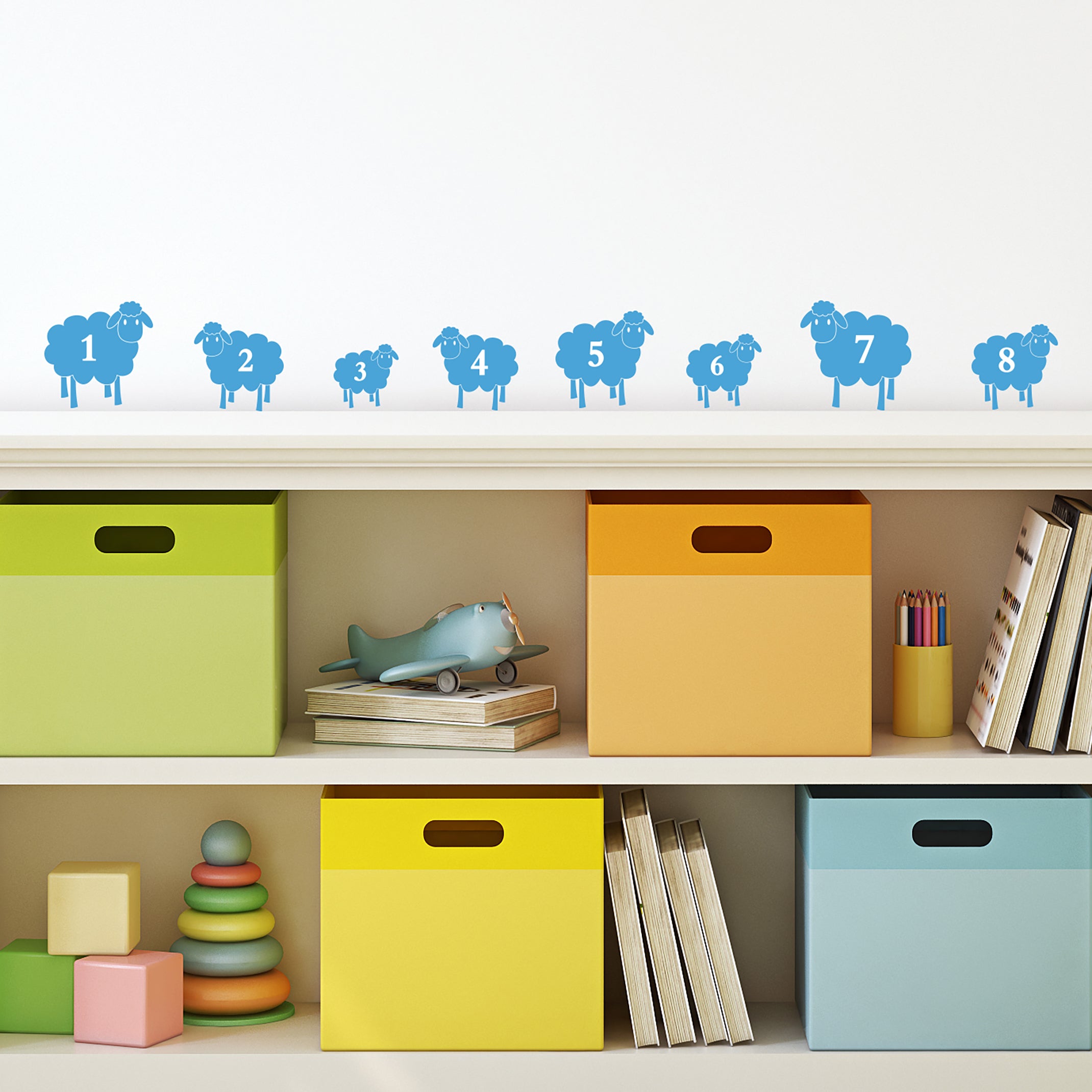 Mini Counting Sheep Wall Stickers – Leonora Hammond