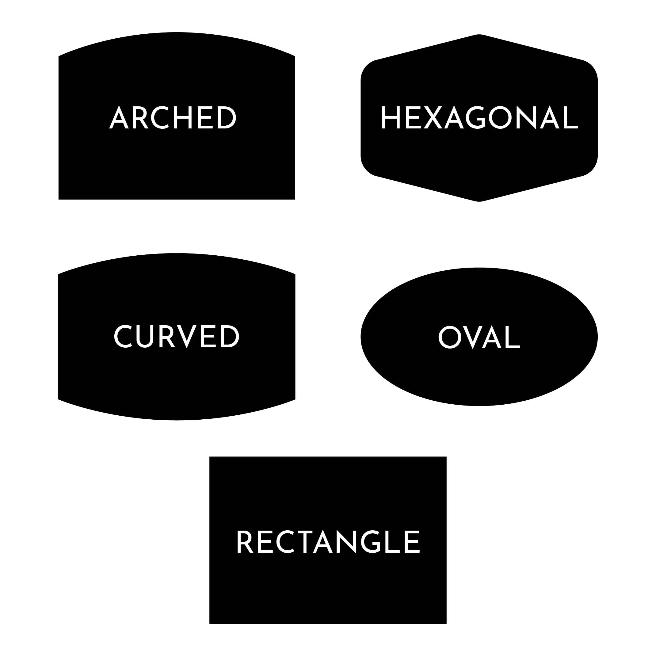 Shaped Acrylic House Signs – Leonora Hammond