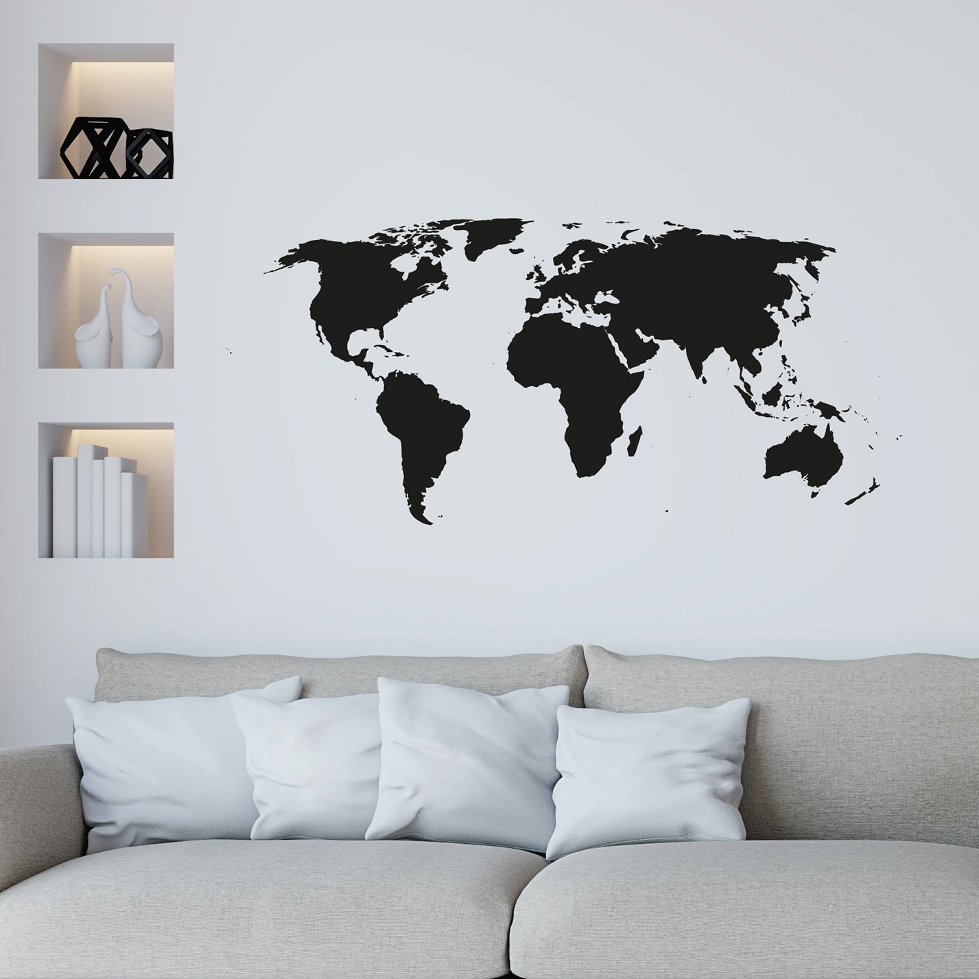 World Map Wall Sticker – Leonora Hammond